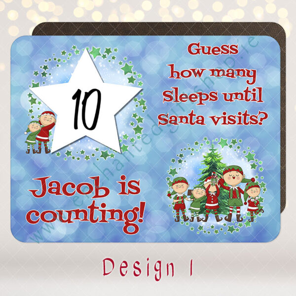 Countdown to Christmas Board – Enchanted Gift Shop