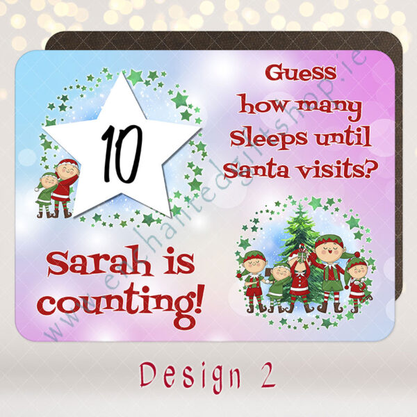 Countdown to Christmas Board – Enchanted Gift Shop